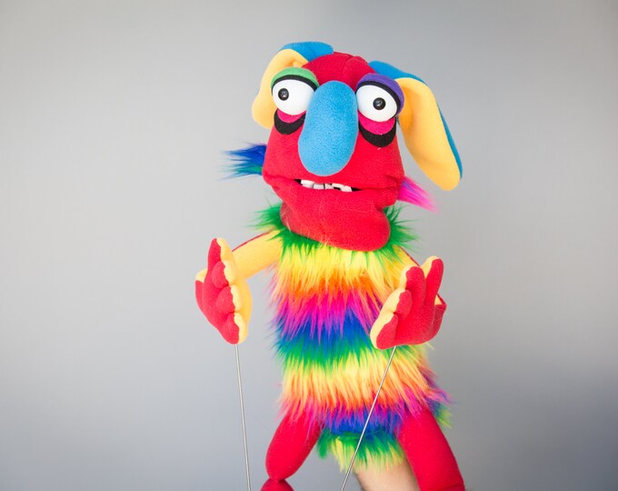 Jumble, Professional One-of-a-kind Monster Full Body Hand Puppet ...