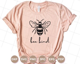 Bee kind svg | Etsy