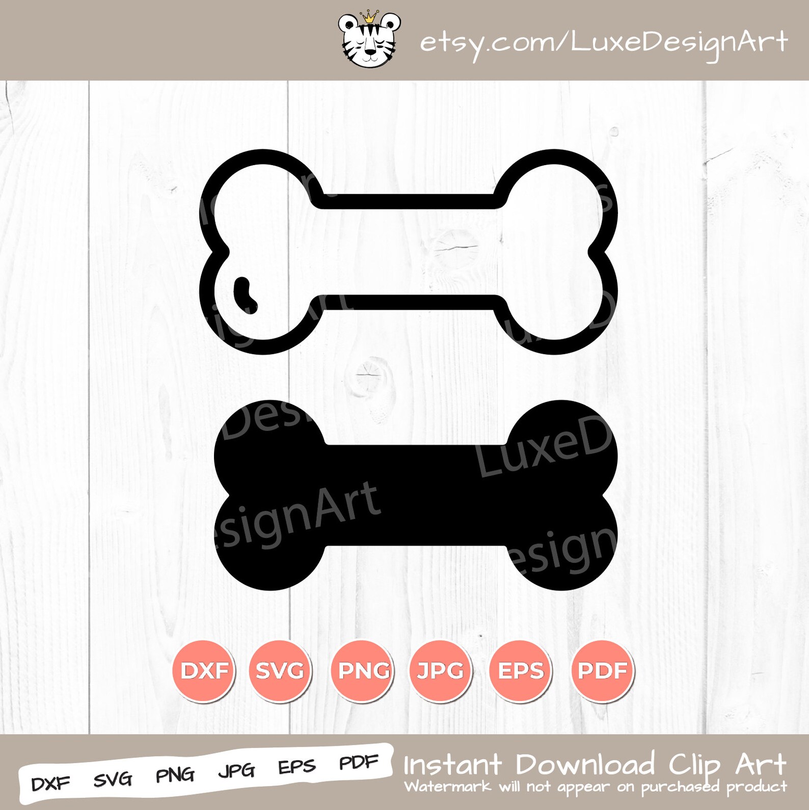 Bone SVG Dog Bone SVG Dog SVG Dog Cut File Cricut Cut - Etsy