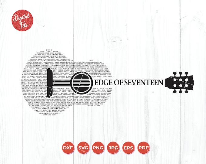 Simple Man Song Lyrics SVG, Boys Room SVG, Simple Man Guitar, Simple ...