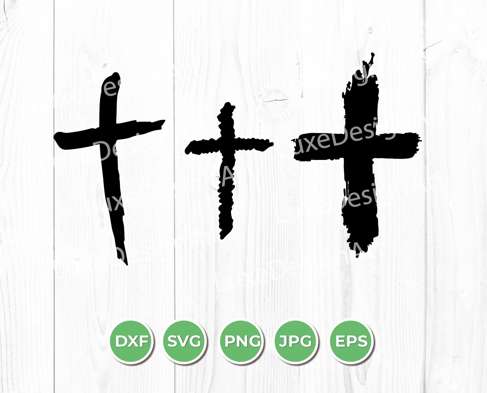Cross SVG Grunge Cross SVG Hand-drawn Cross SVG Christ | Etsy