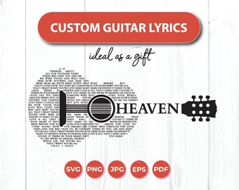 Simple Man Guitar Svg - Etsy