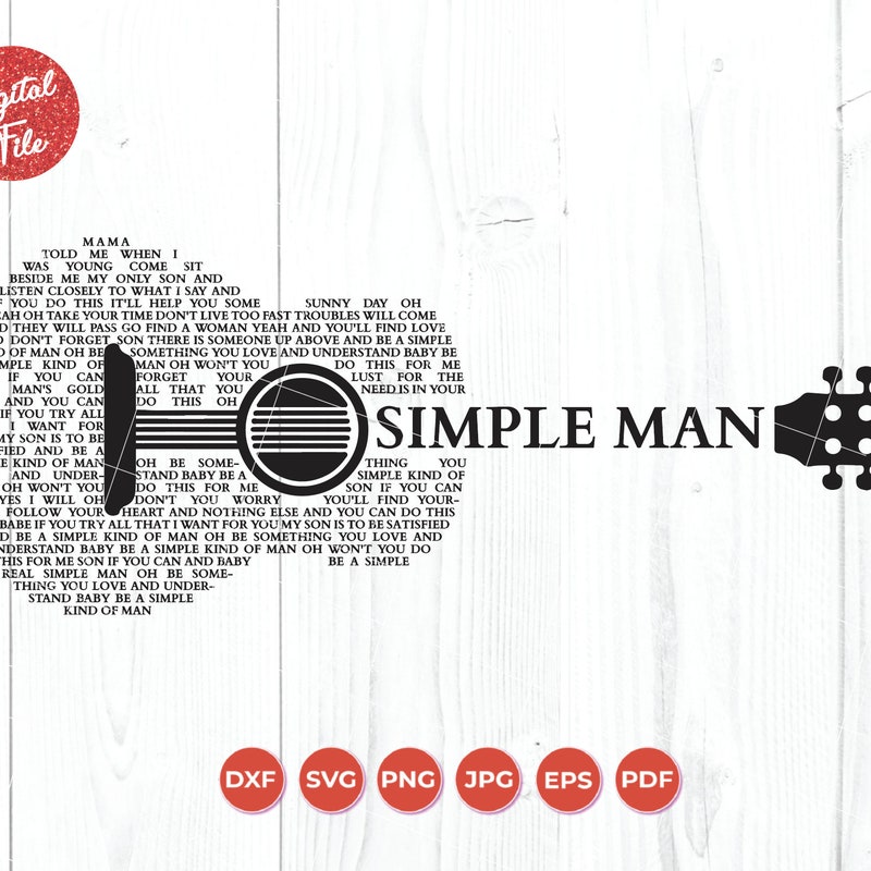 Simple Man - Etsy