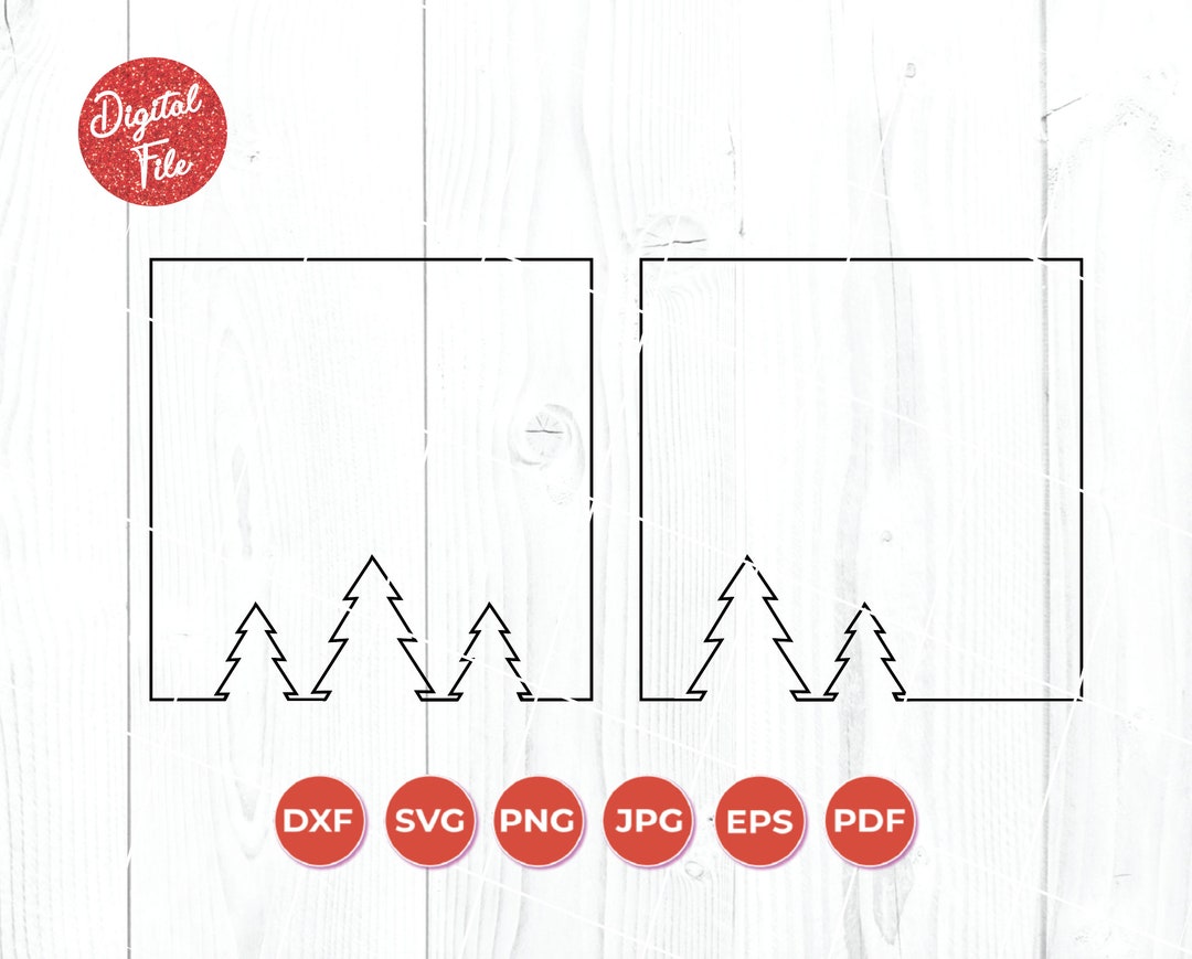 Christmas Border SVG, Christmas Frame SVG, Christmas Frame PNG ...