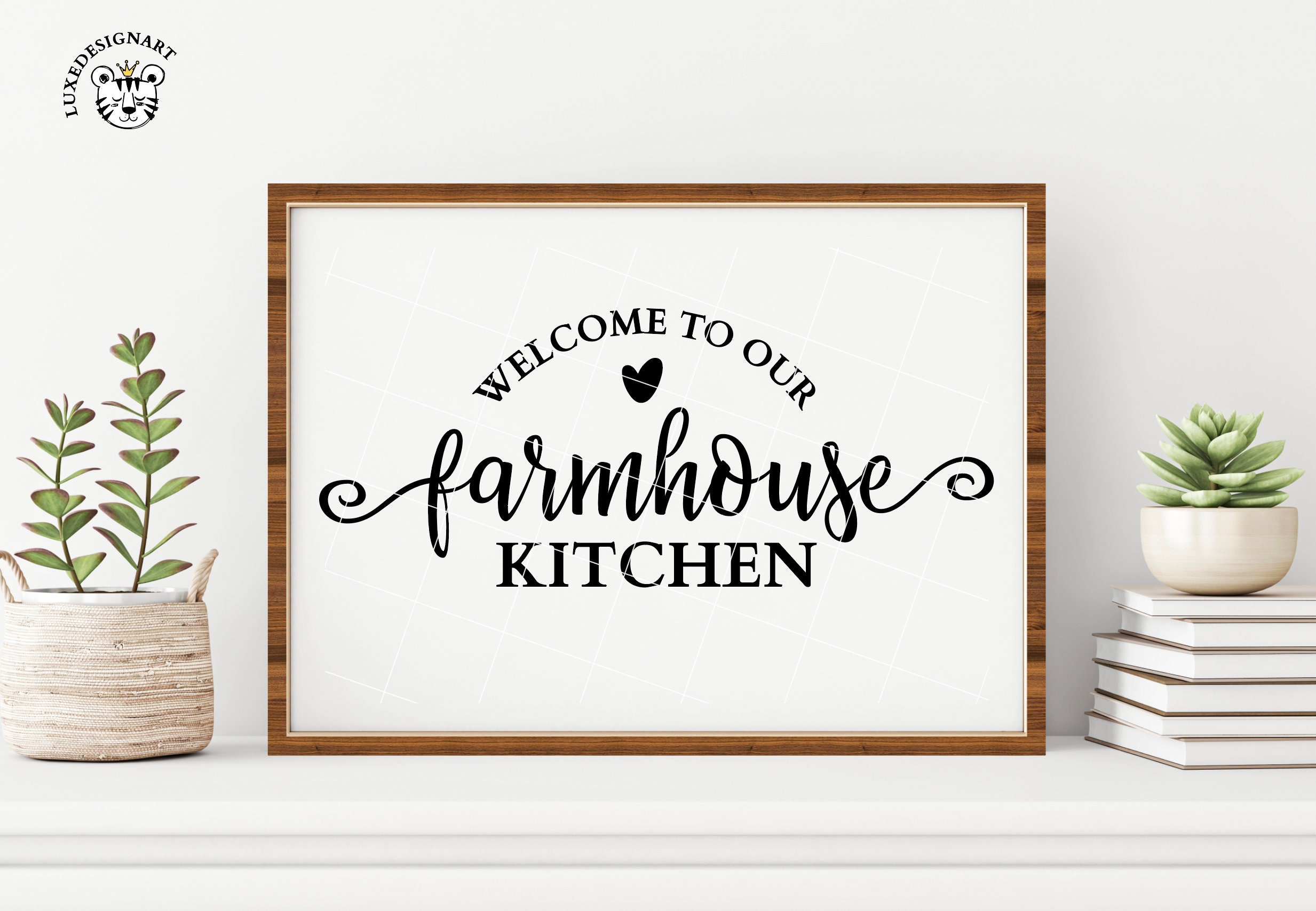 Farmhouse Kitchen SVG DXF Digital Cut Files Farmhouse SVG - Etsy