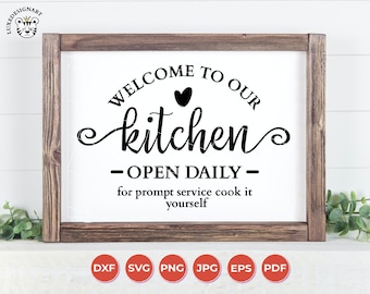Kitchen Open Sign | Etsy