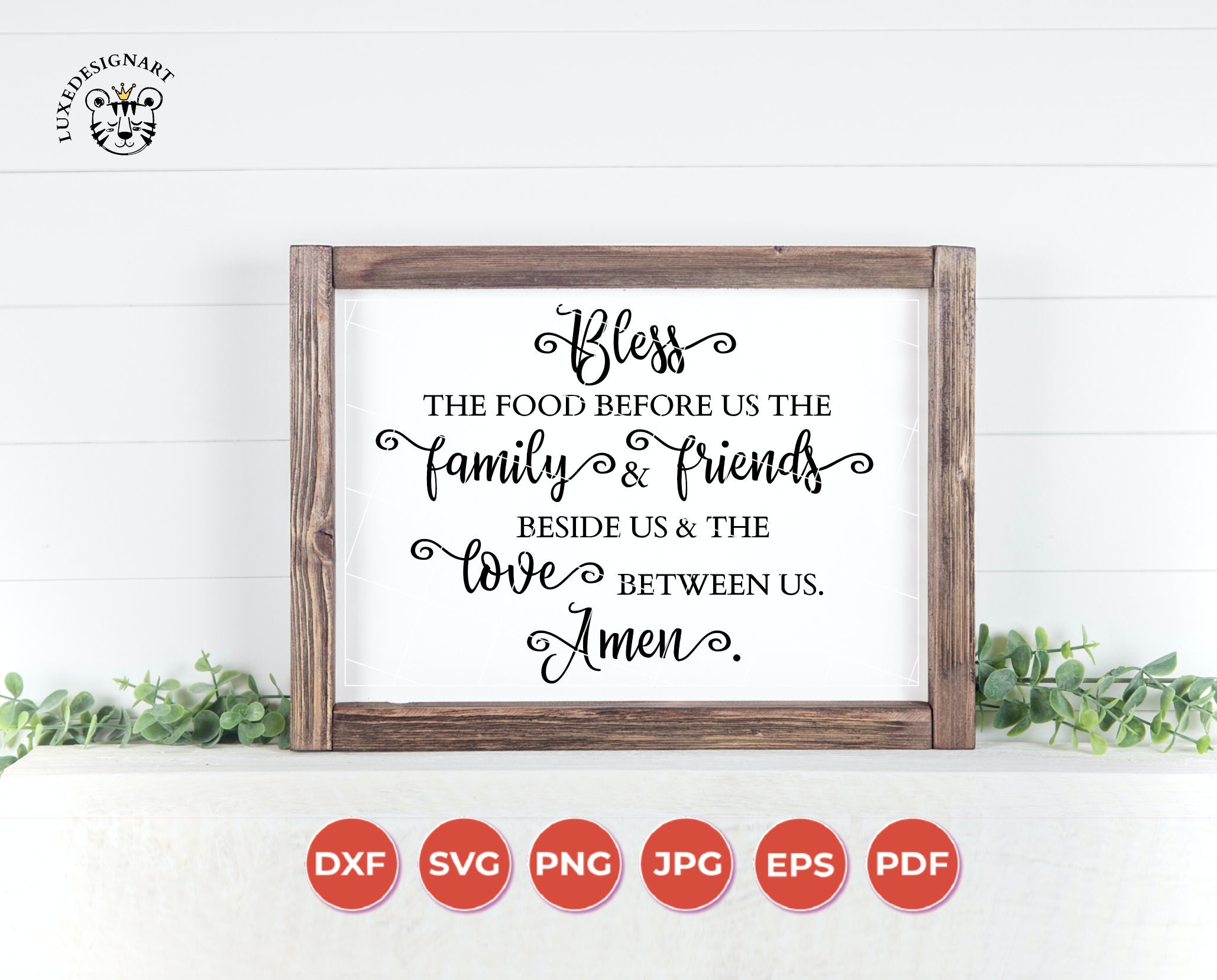 Bless the Food Before Us SVG, Prayer SVG Cut Files, Inspirational Svg ...