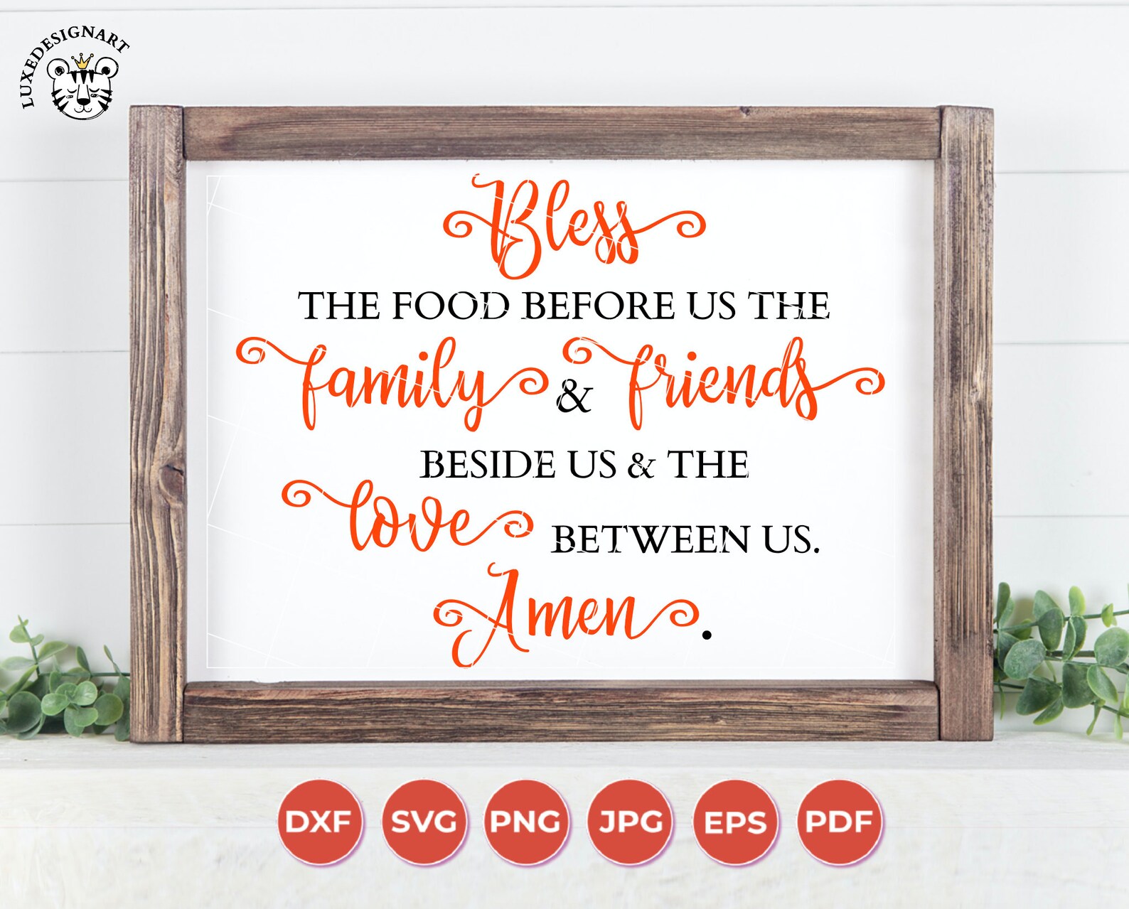 Bless the Food Before Us SVG, Prayer SVG Cut Files, Inspirational Svg ...