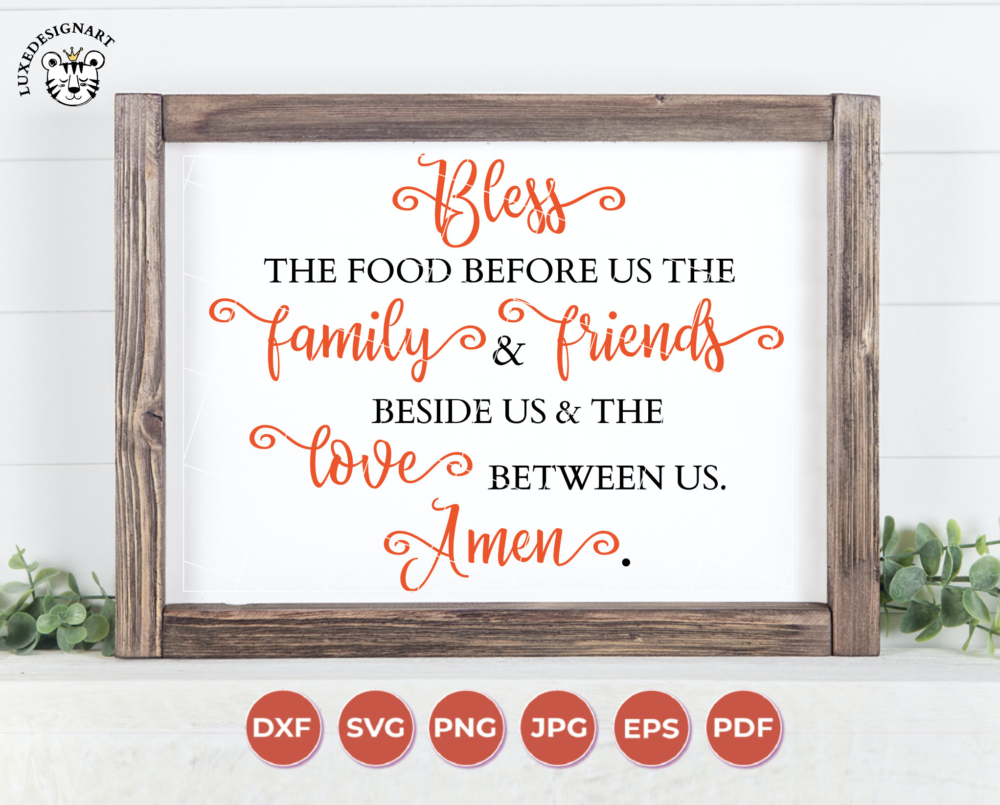 Bless the Food Before Us SVG Prayer SVG Cut Files - Etsy