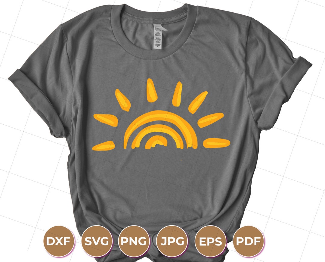 Sunset SVG, Sun SVG, Sunshine SVG, Svg Files for Cricut, Cricut Svg ...