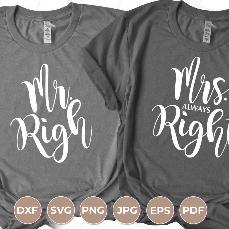 Mr and Mrs Right - Etsy