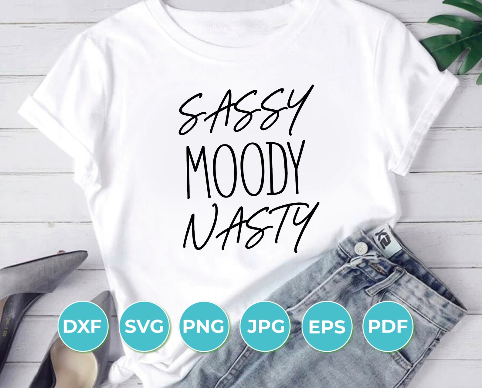 Sassy Moody Nasty SVG, Savage Classy Bougie Ratchet, Tiktok Svg ...