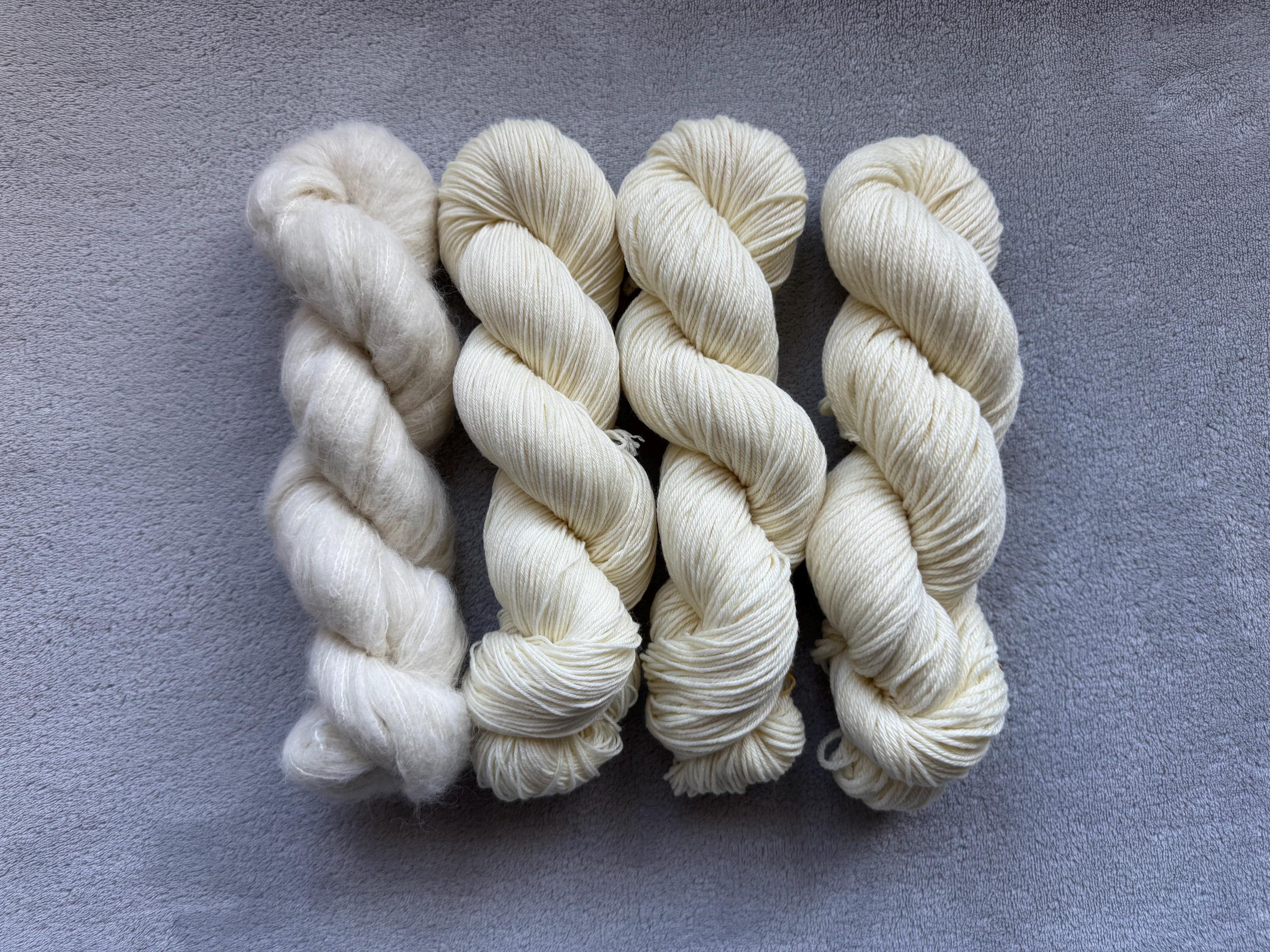 Undyed Merino Wool Yarn | Super Wash, Various Weights - Etsy