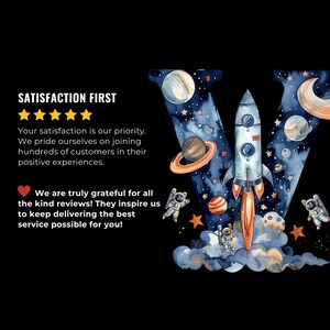 Watercolor Space Alphabet A-Z Clipart Bundle | Space, Astronaut, and ...