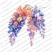 Wisteria Clipart | Watercolor Clipart | Paper Crafts | Purple Flowers ...