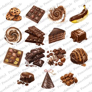 Clipart - Chocolate Desserts PNG, Food Dessert Graphics PNG, Sweet ...