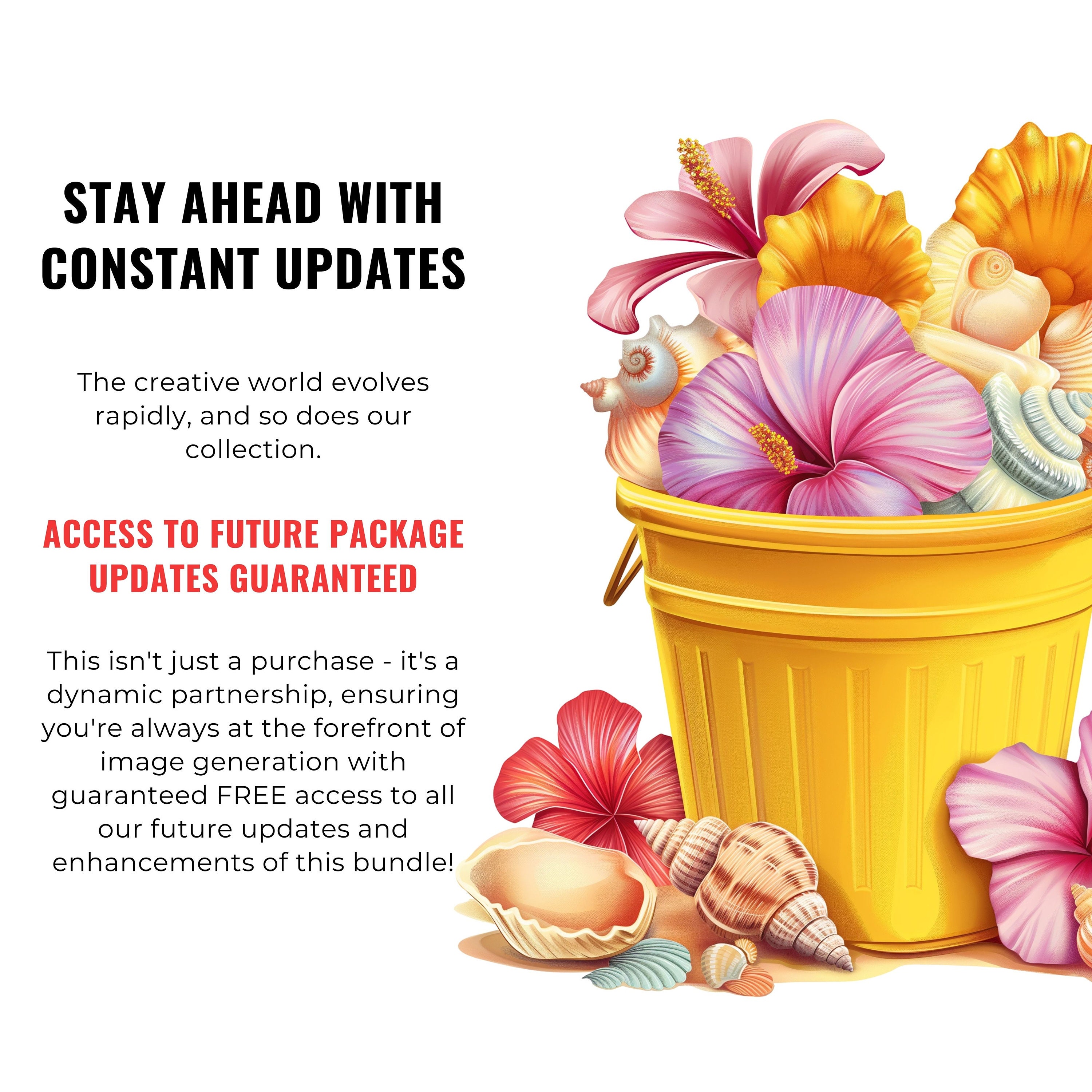 20 Seashells in a Bucket Clipart Bundle, Summer Sea Art, High Quality ...