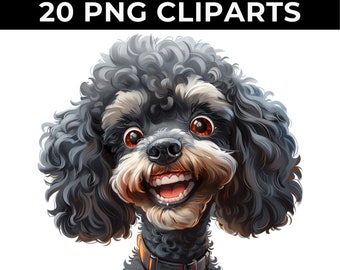 Cute and Funny, Crazy Dog PNG Clipart Bundle, 37 High Quality 300DPI ...