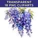 Wisteria Clipart | Watercolor Clipart | Paper Crafts | Purple Flowers ...