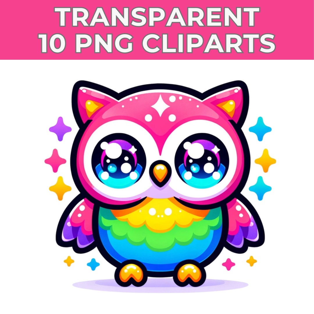 Kawaii Owl Clipart | Owl PNG Clipart | Snow Owl Clipart | Cute Owl ...