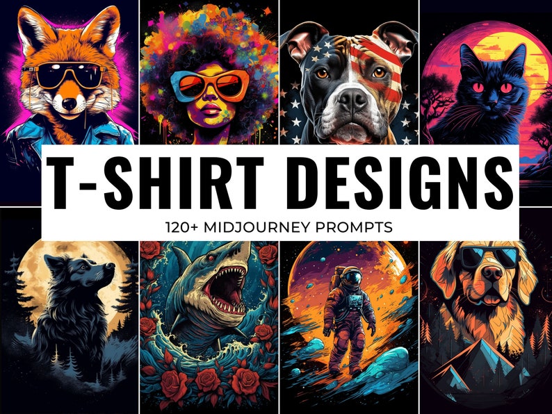 120 T Shirt Designs Midjourney Prompts Ai Art Midjourney Etsy Australia