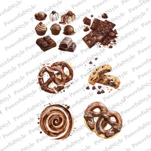 Clipart - Chocolate Desserts PNG, Food Dessert Graphics PNG, Sweet ...