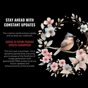 28 Boho Songbirds Watercolor Clipart Bundle | Cute Floral Birds for ...