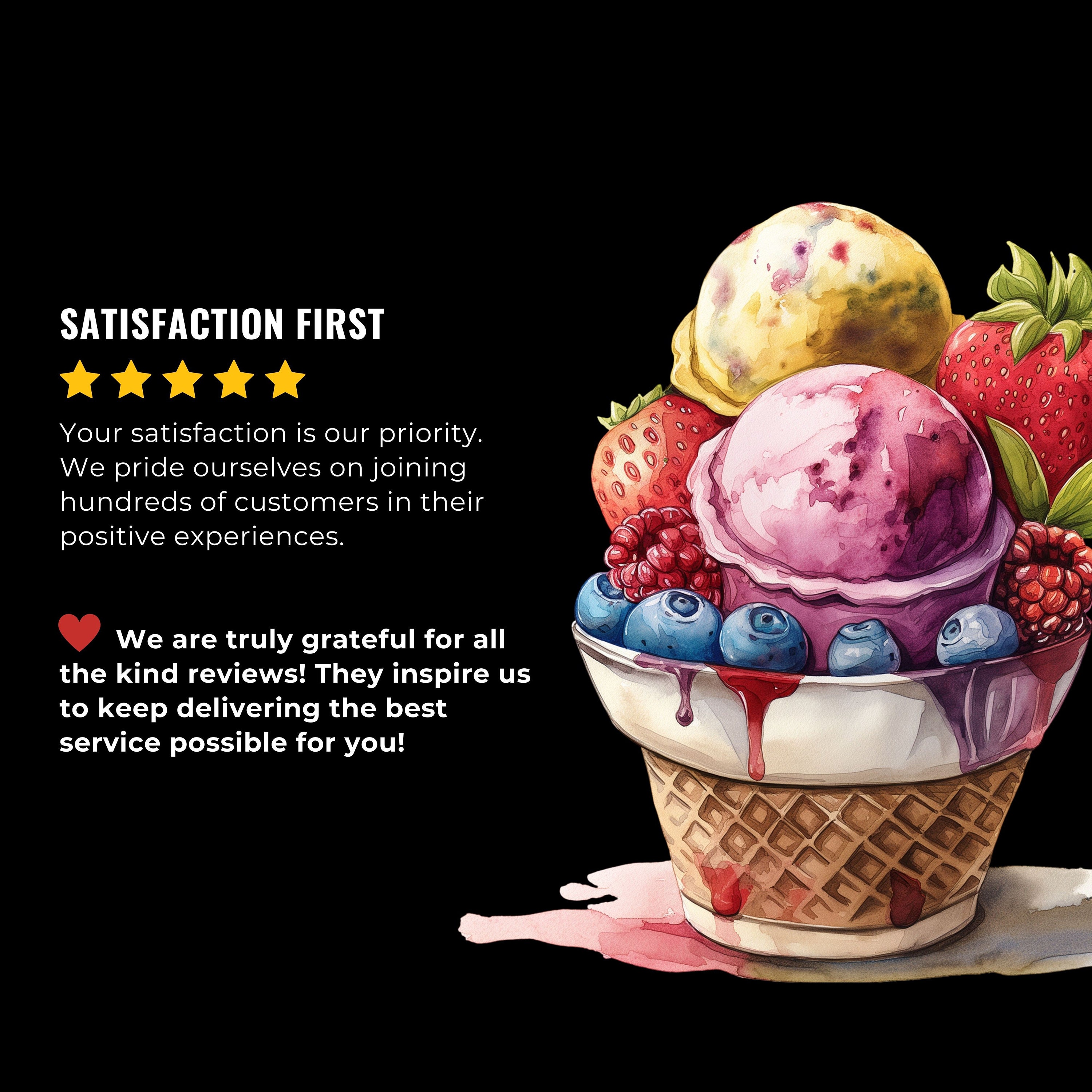 35 Watercolor Ice Cream Clipart | Summer Clipart Ice Cream Scoop & Cone ...