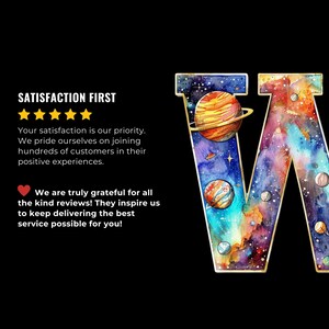 Watercolor Space Alphabet A-Z Clipart Bundle | Space, Astronaut, and ...