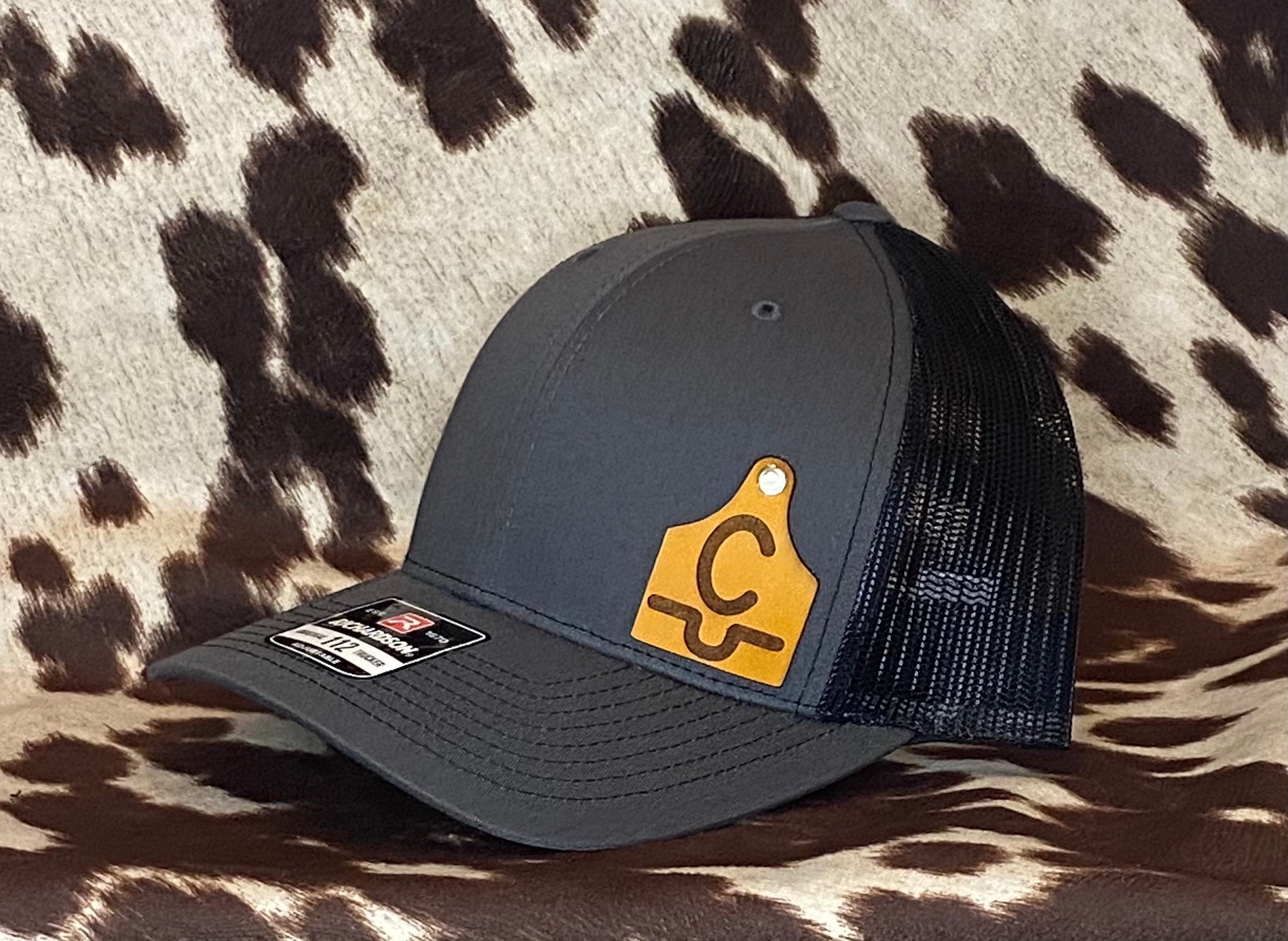 Twelve Cattle Ear Tag Hats Personalized With Your Brand - Etsy