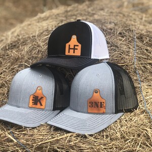 Twelve Cattle Ear Tag Hats Personalized With Your Brand - Etsy