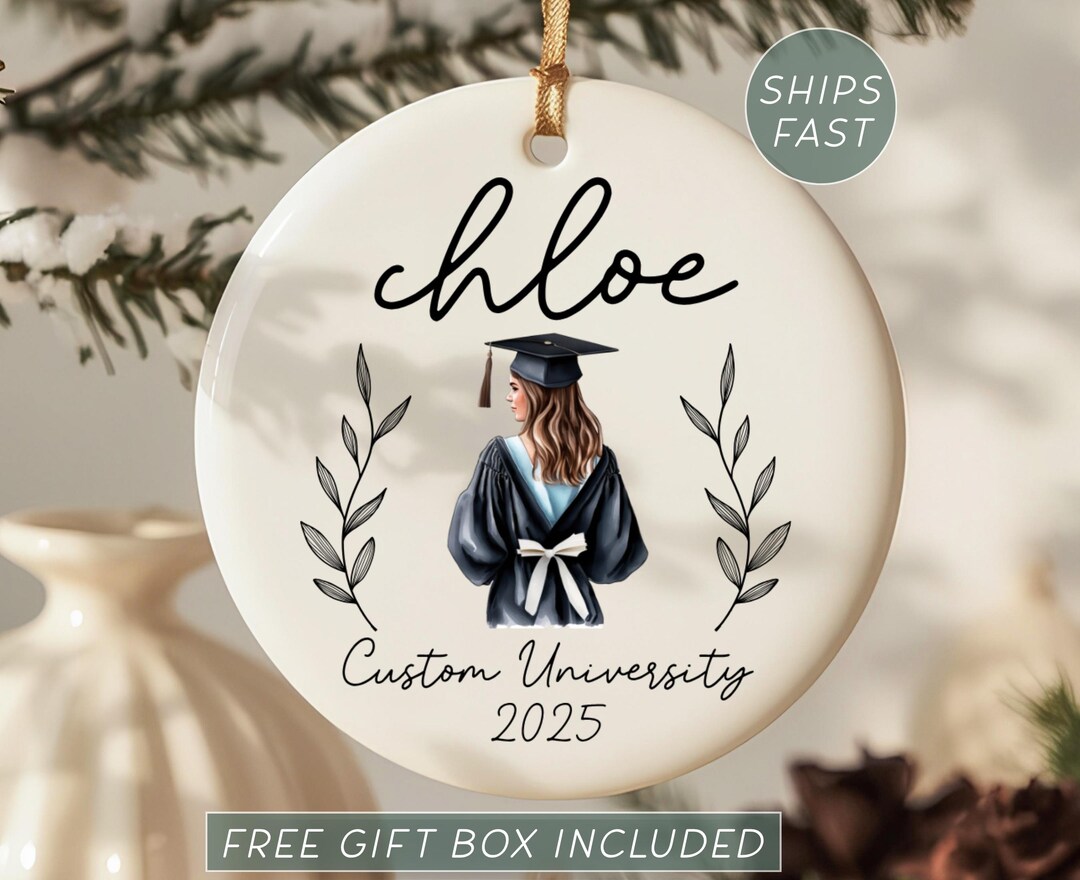 Graduation Ornament, Custom Graduation Christmas Ornament Gifts for ...