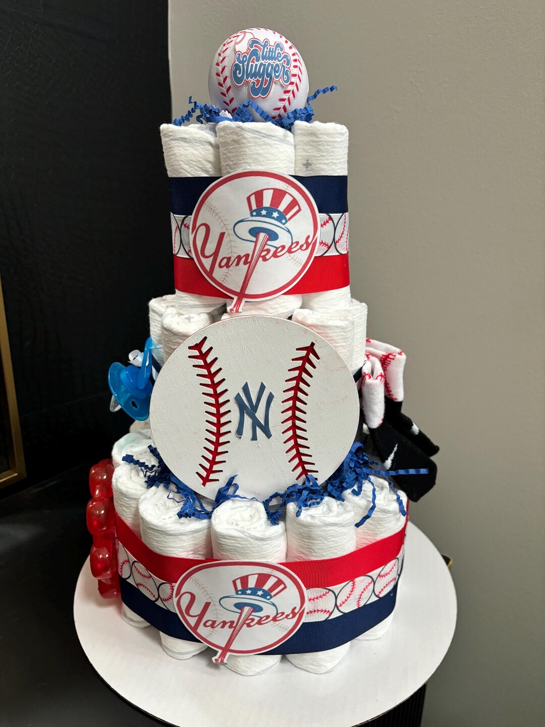 Football, Baseball, Soccer, or Basketball Diaper Cake - Etsy