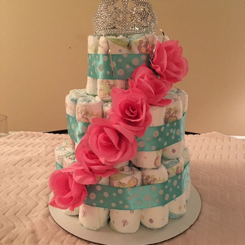Princess Diaper Cake Etsy