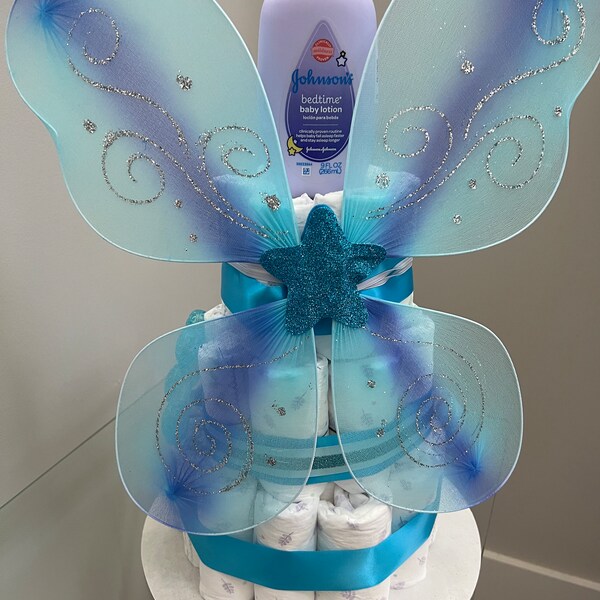 Butterfly Diaper Cake - Etsy