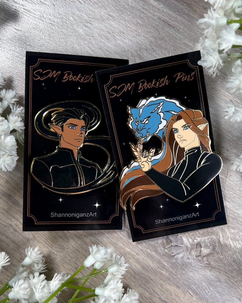 ACOTAR Enamel Pin Set - Etsy