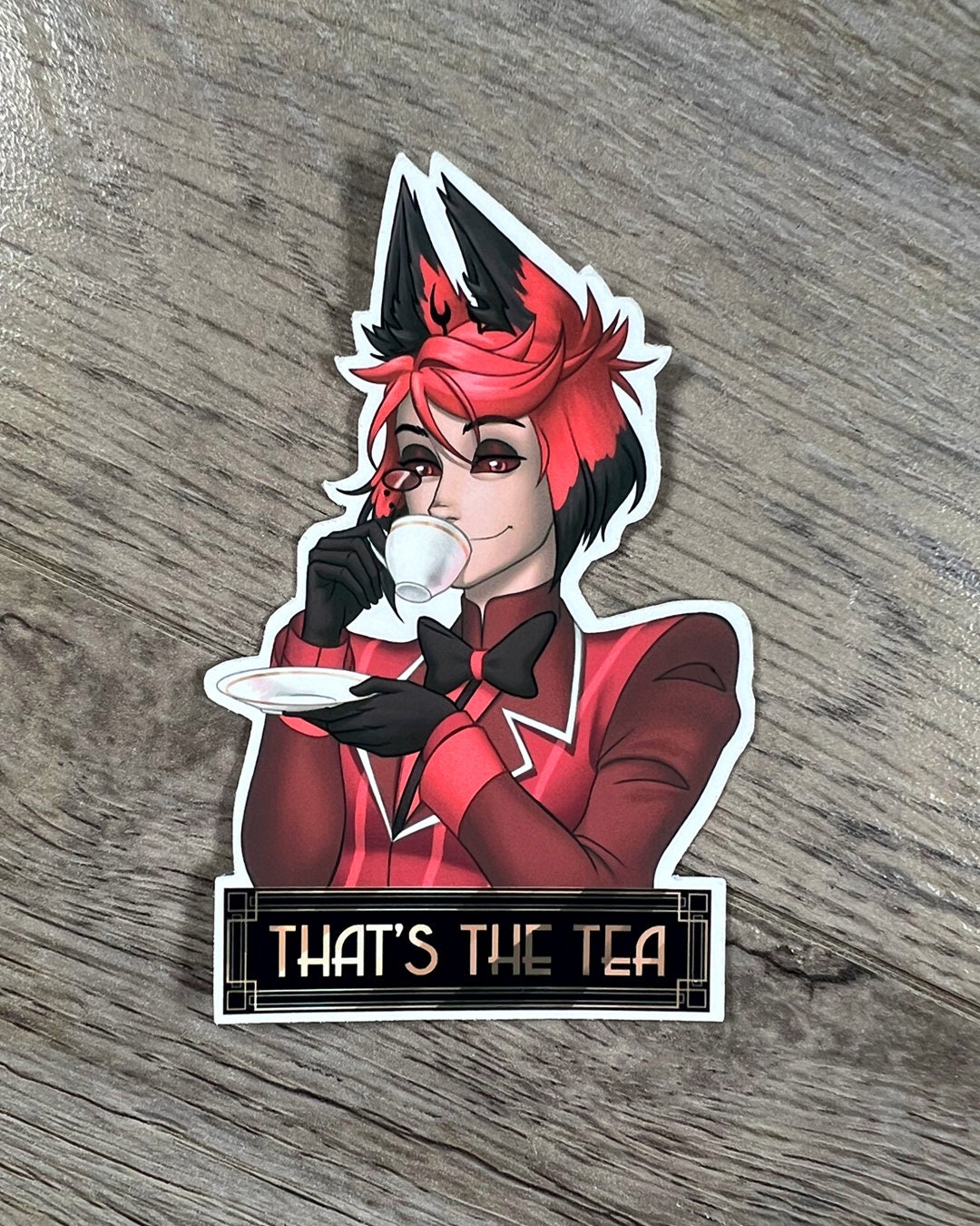 That's the Tea Demon Sticker - Etsy