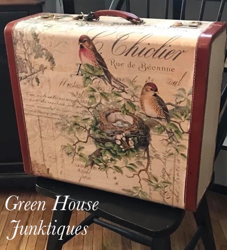 Roycycled Treasures Decoupage Bird Tissue - Etsy