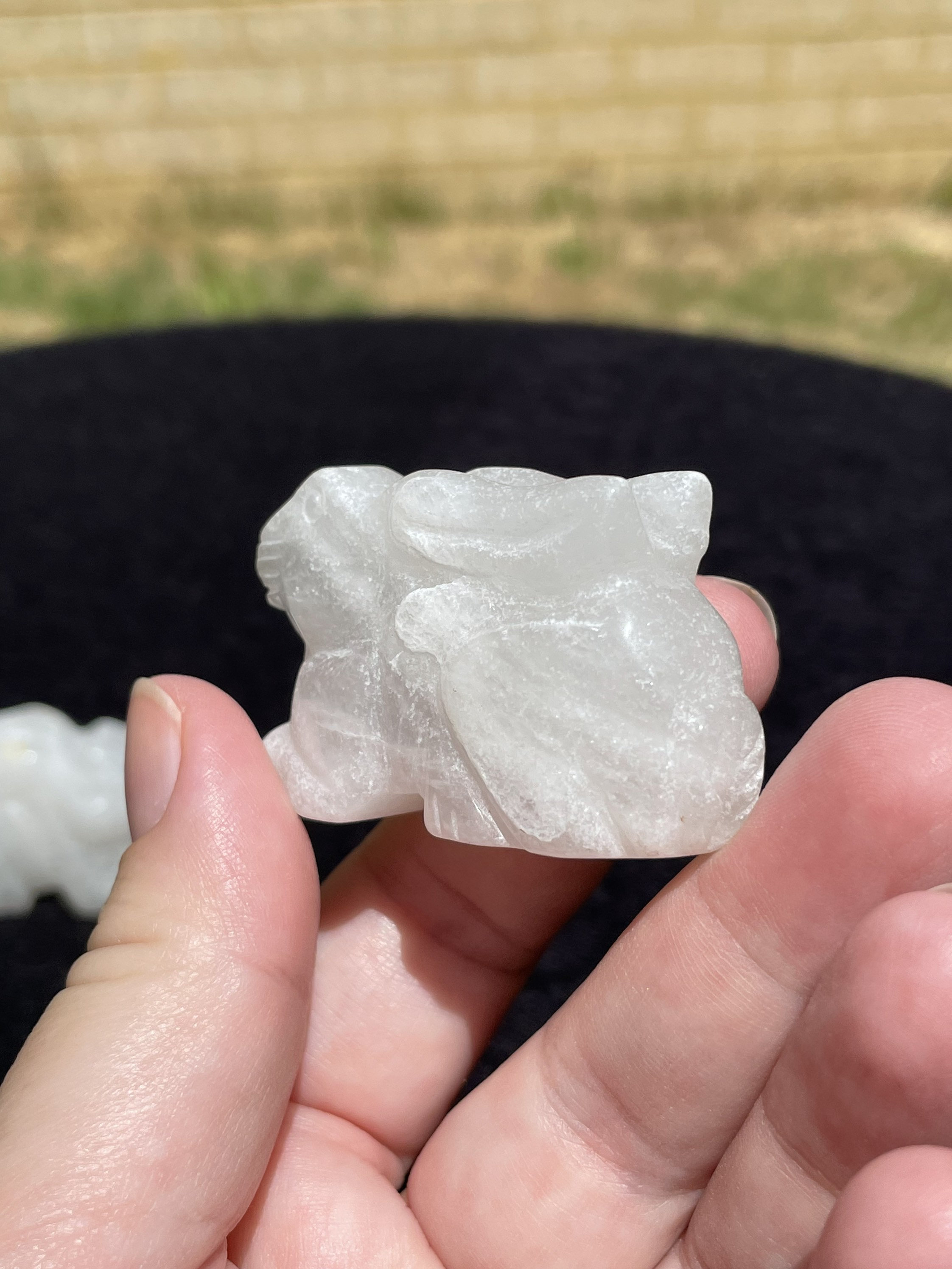 You Choose White Onyx Rabbit / Crystal Animal Carving / Bunny | Etsy