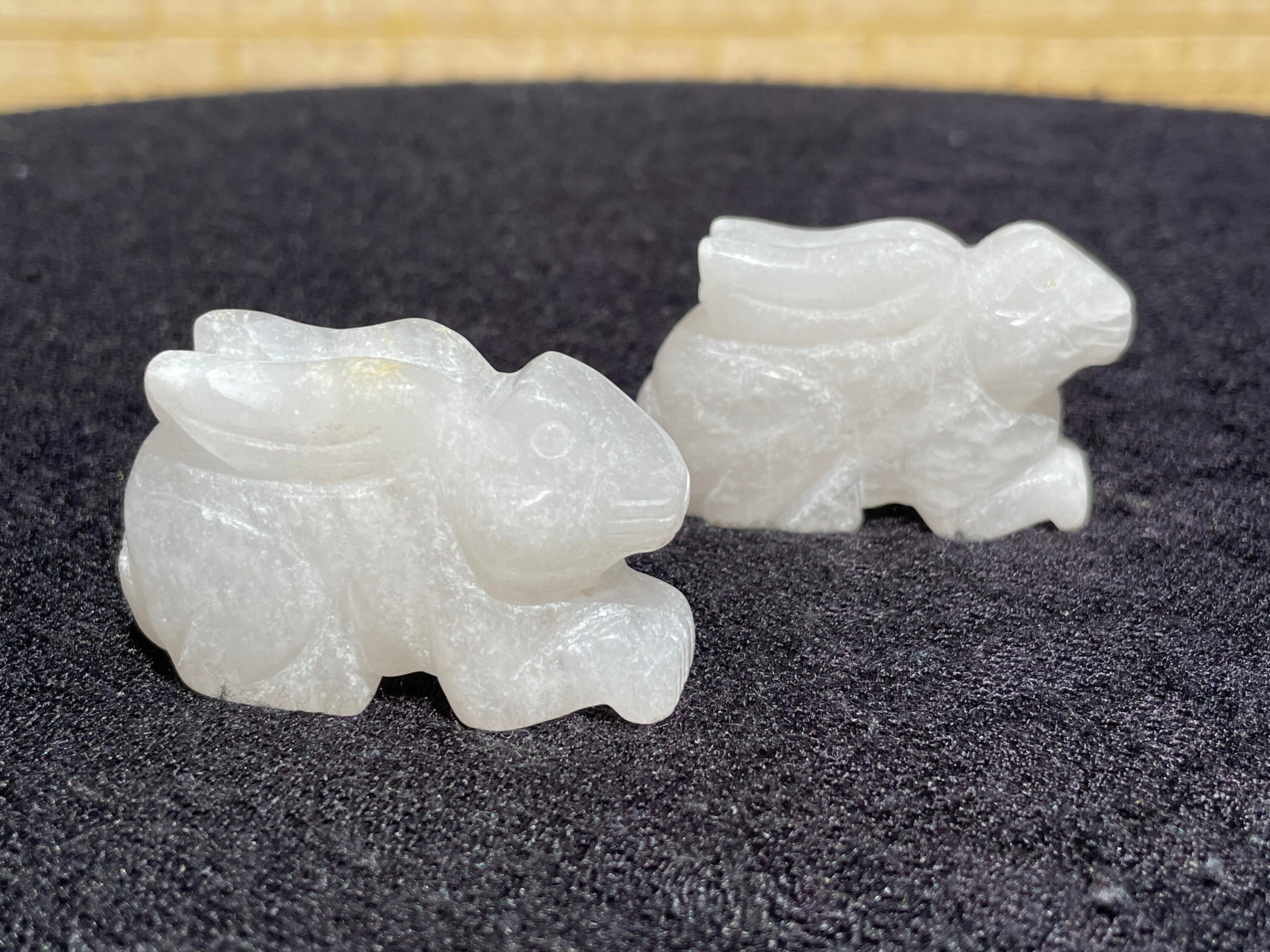 You Choose White Onyx Rabbit / Crystal Animal Carving / Bunny | Etsy