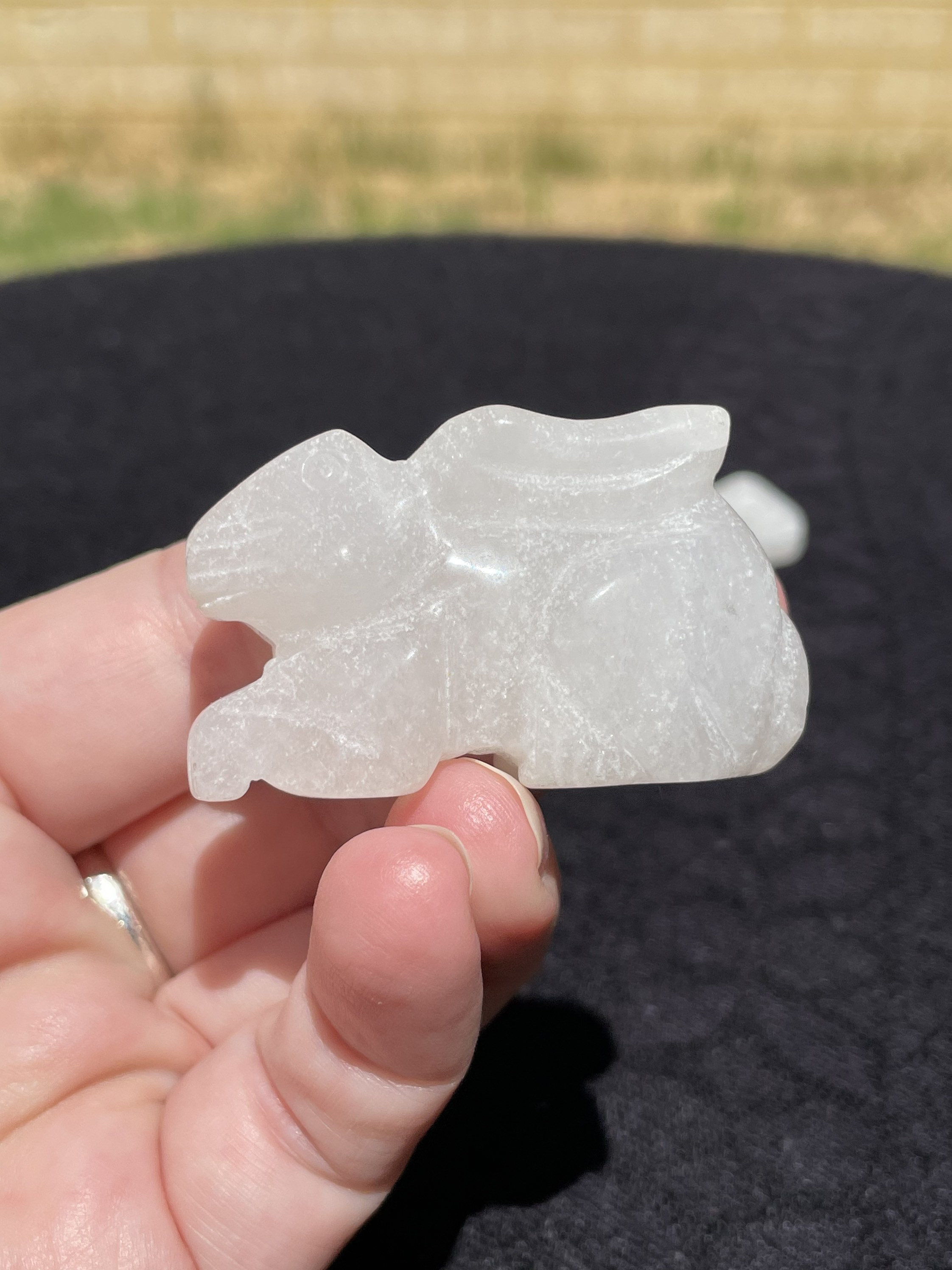You Choose White Onyx Rabbit / Crystal Animal Carving / Bunny | Etsy
