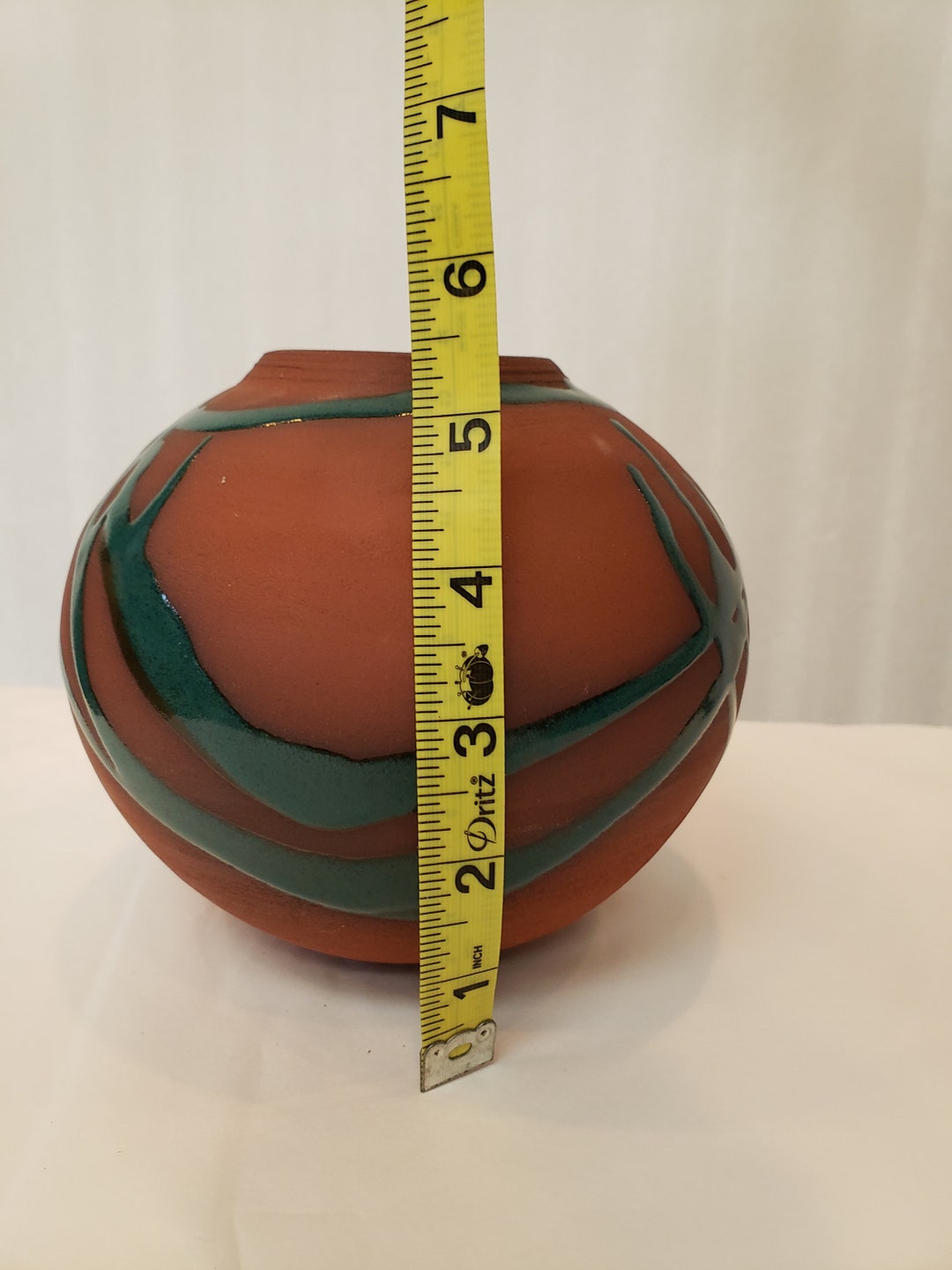 Jon Mehr Signed Art Pottery Tenmoku Redware With Green Glaze (sm2) - Etsy