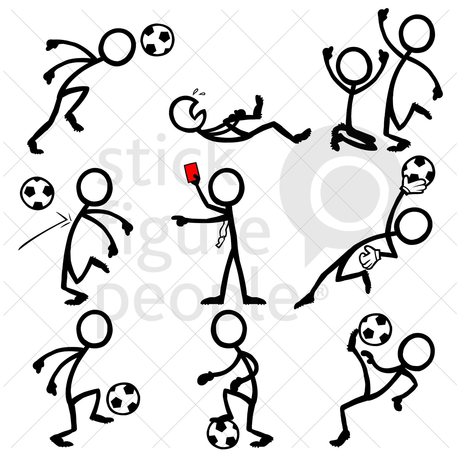 Soccer, Stick Figure People, Stickfigure, Stick Man, Stick Figures ...