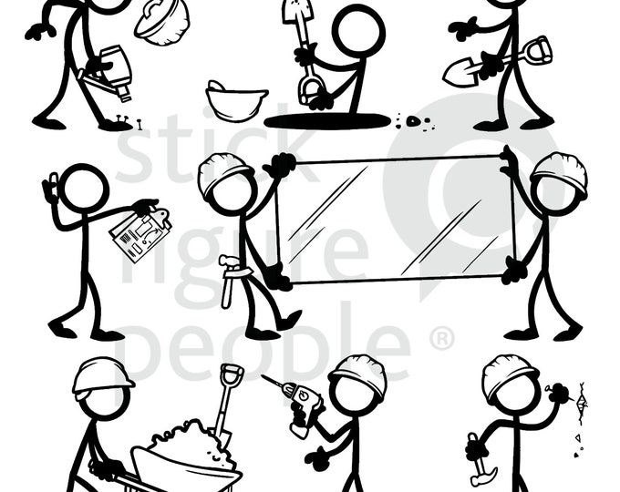 Stick Figure Stick Man People Person Hold Using Tools Equipment Writing ...
