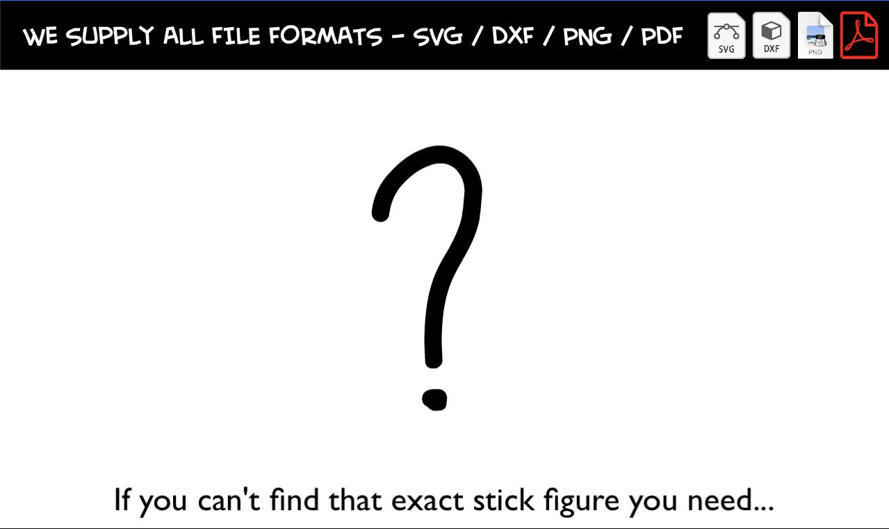 1 X Custom Made Stick Figure People, Stick Man, Stick Figure, Stick ...