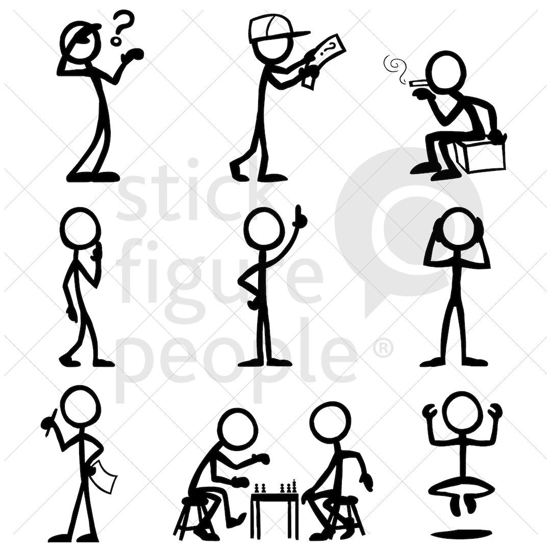 Thought Stick Figure People, Stickfigure, Stickman, Stick Figure, Stick ...