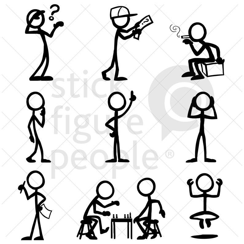 Thought Stick Figure People, Stickfigure, Stickman, Stick Figure, Stick ...