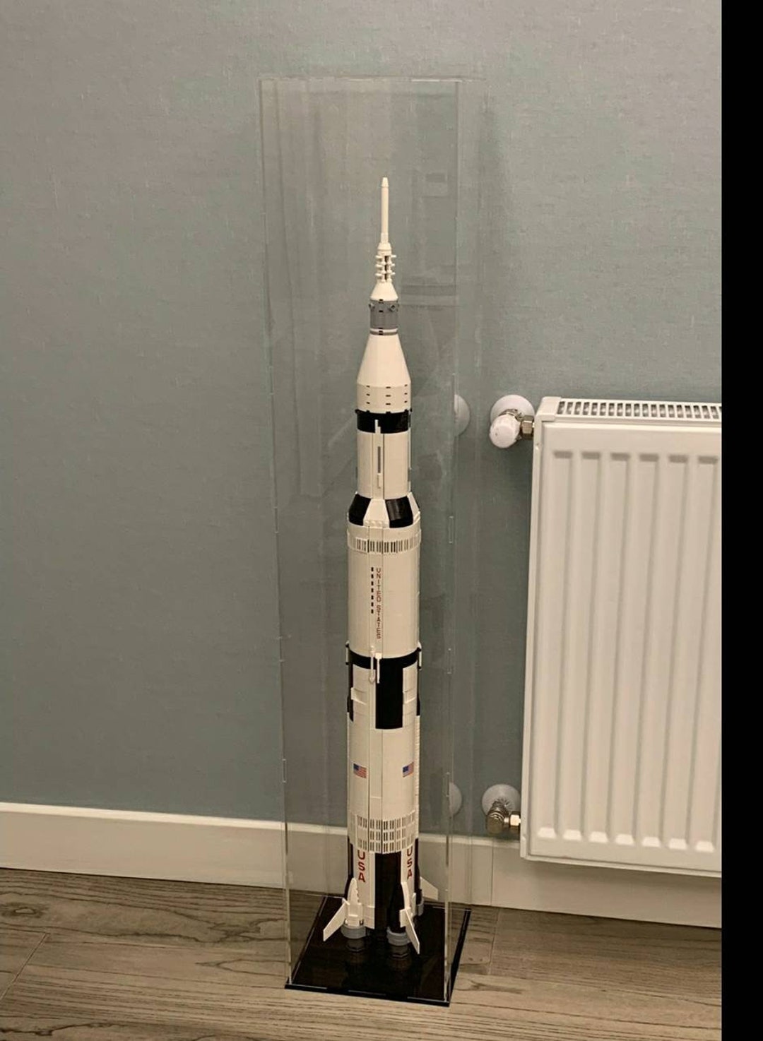 NASA Apollo Saturn V Display Case | Acrylic Display Case for Lego NASA ...