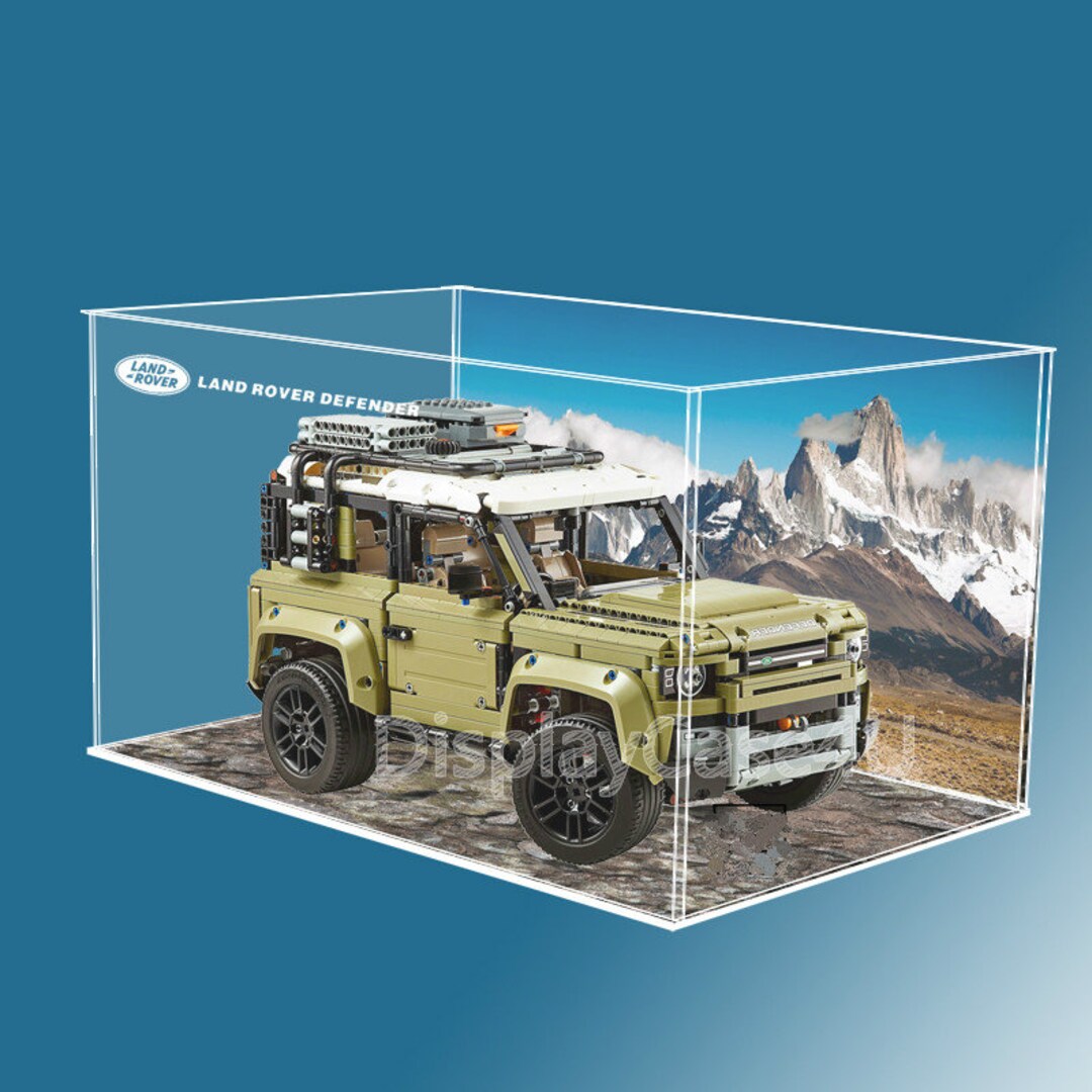 Land Rover Display Case Acrylic Display Case With Custom UV Printing ...