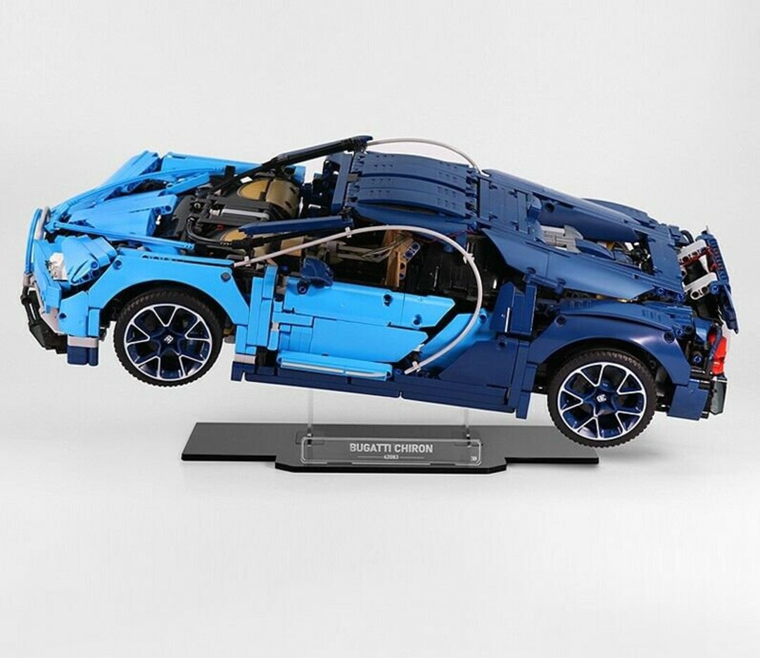 Bugatti Display Stand Acrylic Display Stand With Engraving for LEGO ...